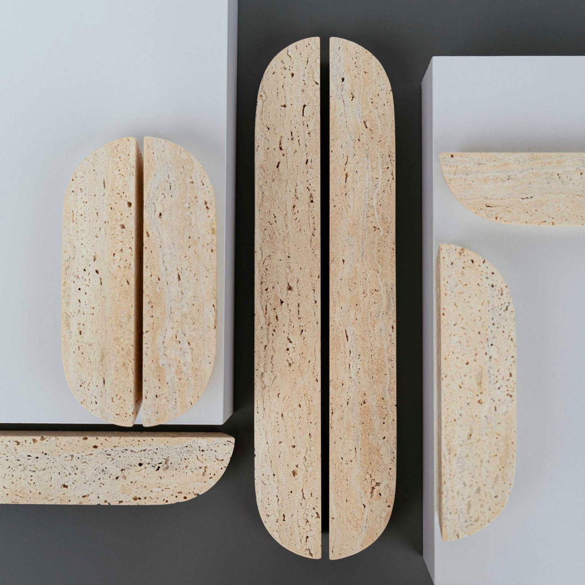 Handtag DR103 | Marmor | Travertine (SET) – Decor Room