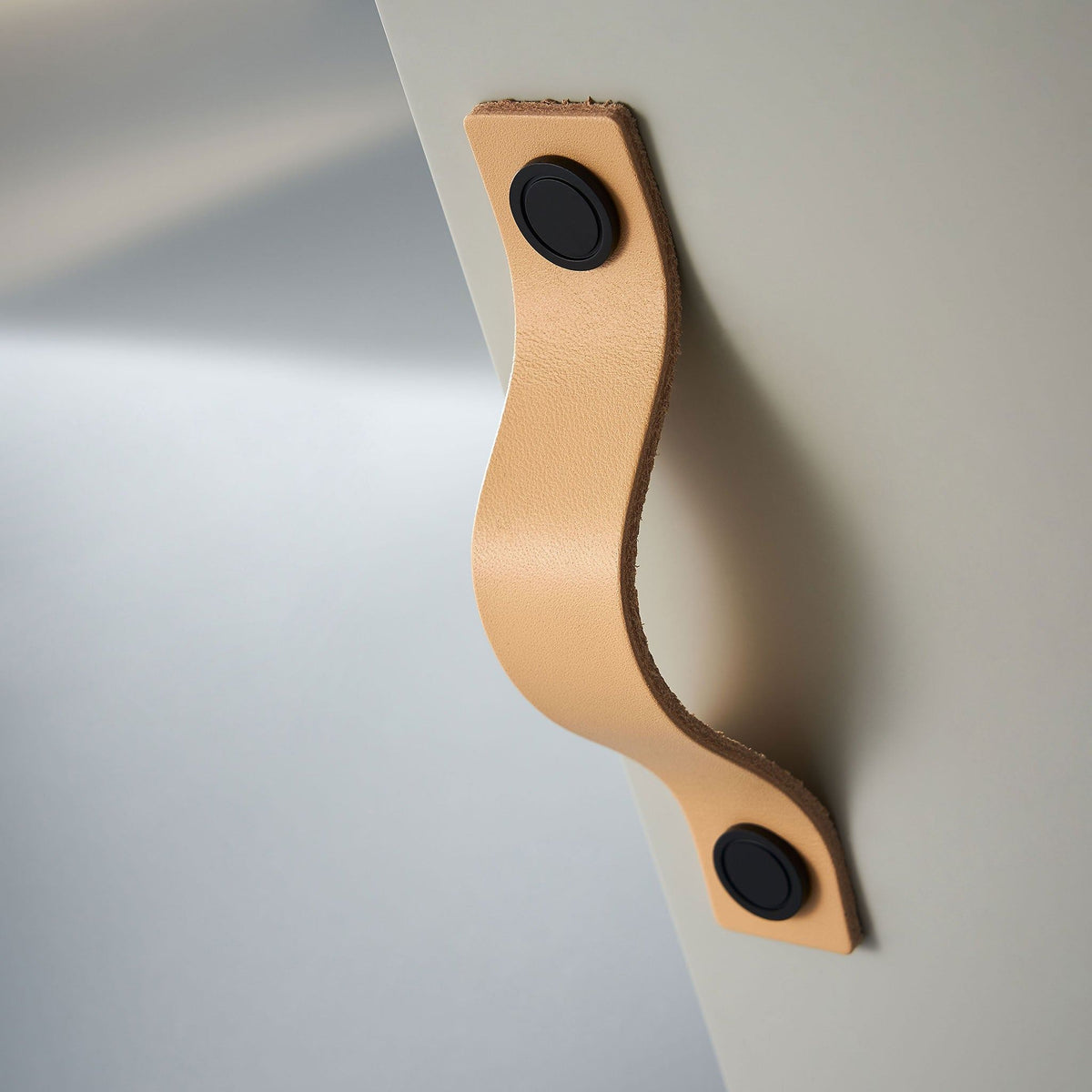 Handtag 1045-B | Läder | Beige – Decor Room